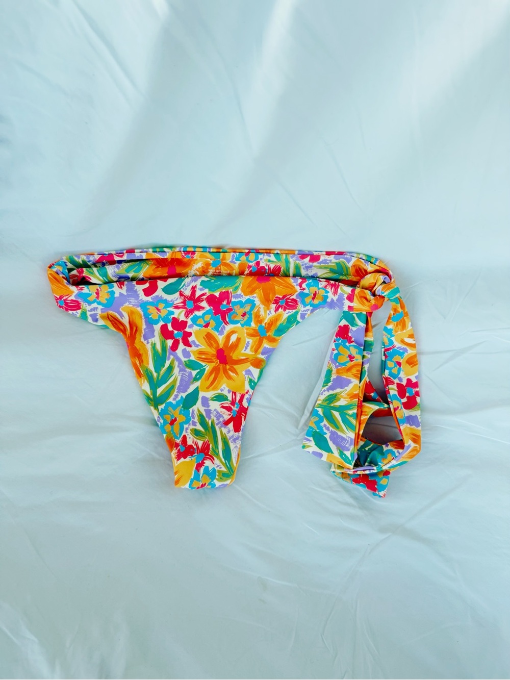 Stone Fox Swim | Swim | Fox Bright Floral Swim Bottoms In Yellow Blue ...